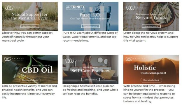 Landing Page - Trinity Connect